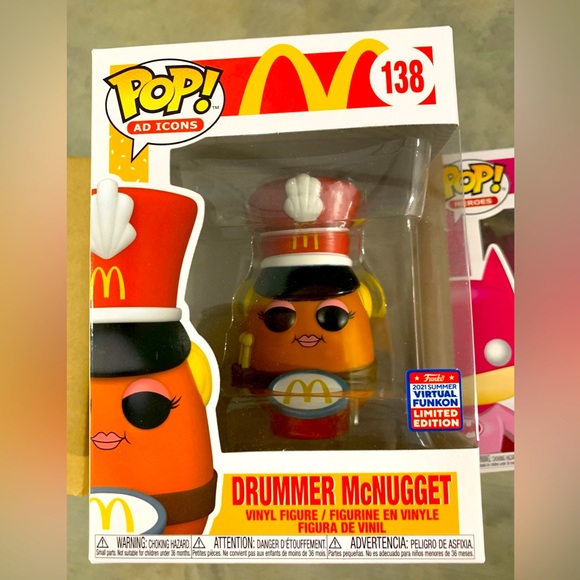 Funko | Toys | 22 Virtual Funkon Exclusive Drummer Mcnugget Mcdonalds ...